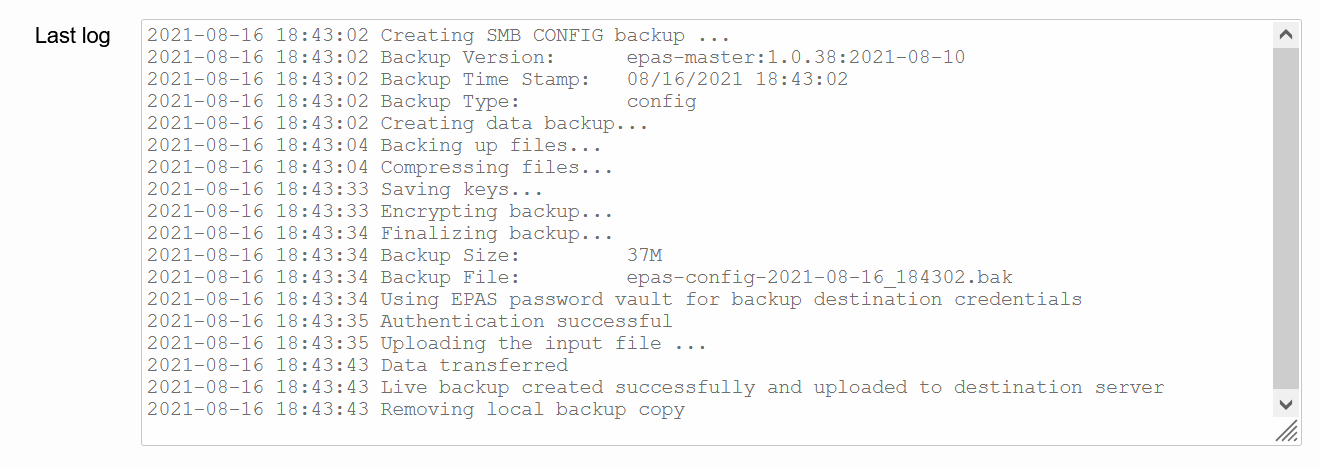 Backup & Restore - EPAS Documentation